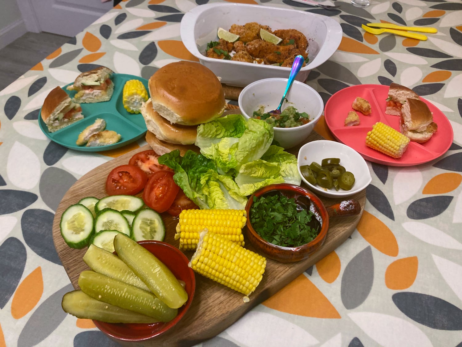 Spicy Panko Kickin' Chicken Burgers ⋆ Family Feed